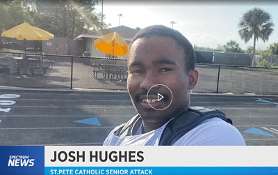 St. Pete Catholic's Josh Hughes Named Spectrum Sports Athlete of the ...