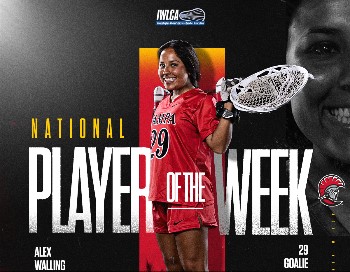 Alex Walling Named National Player of the Week for Second Time this ...